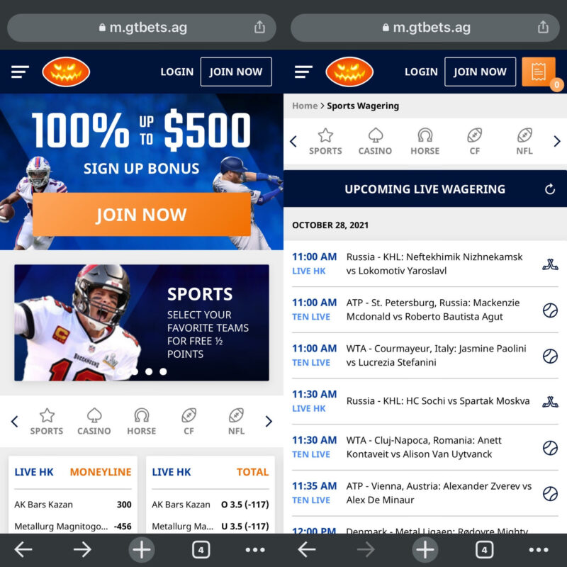 GTBets Sportsbook Review - GTBets Promo Code, Sports Betting