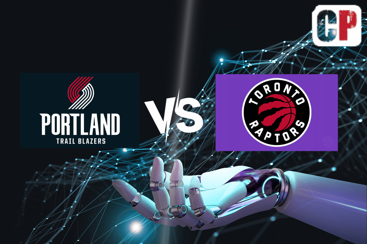 Portland Trail Blazers at Toronto Raptors AI NBA Prediction 103023